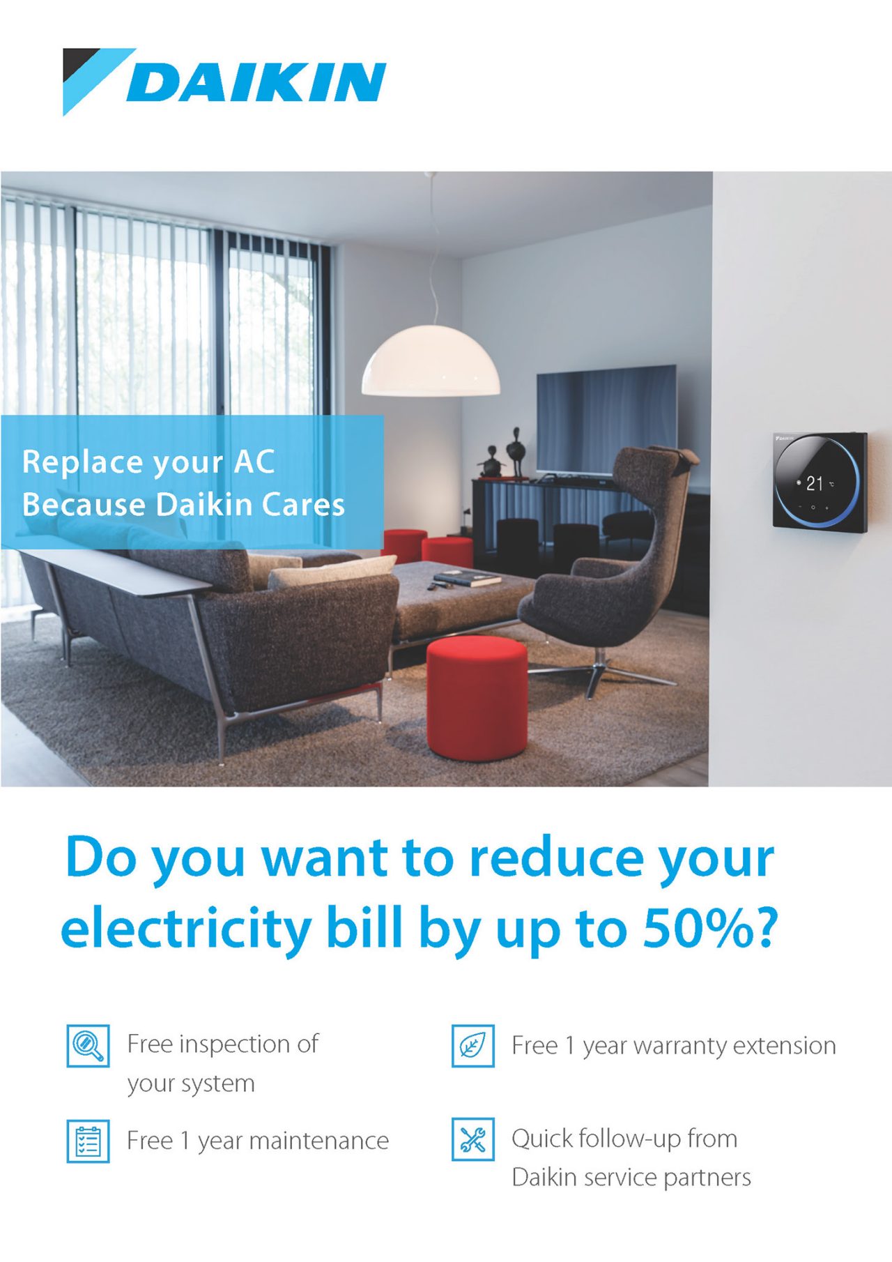 Replace Your Old AC with Daikin's Smart Energy Efficient AC | Daikin ...